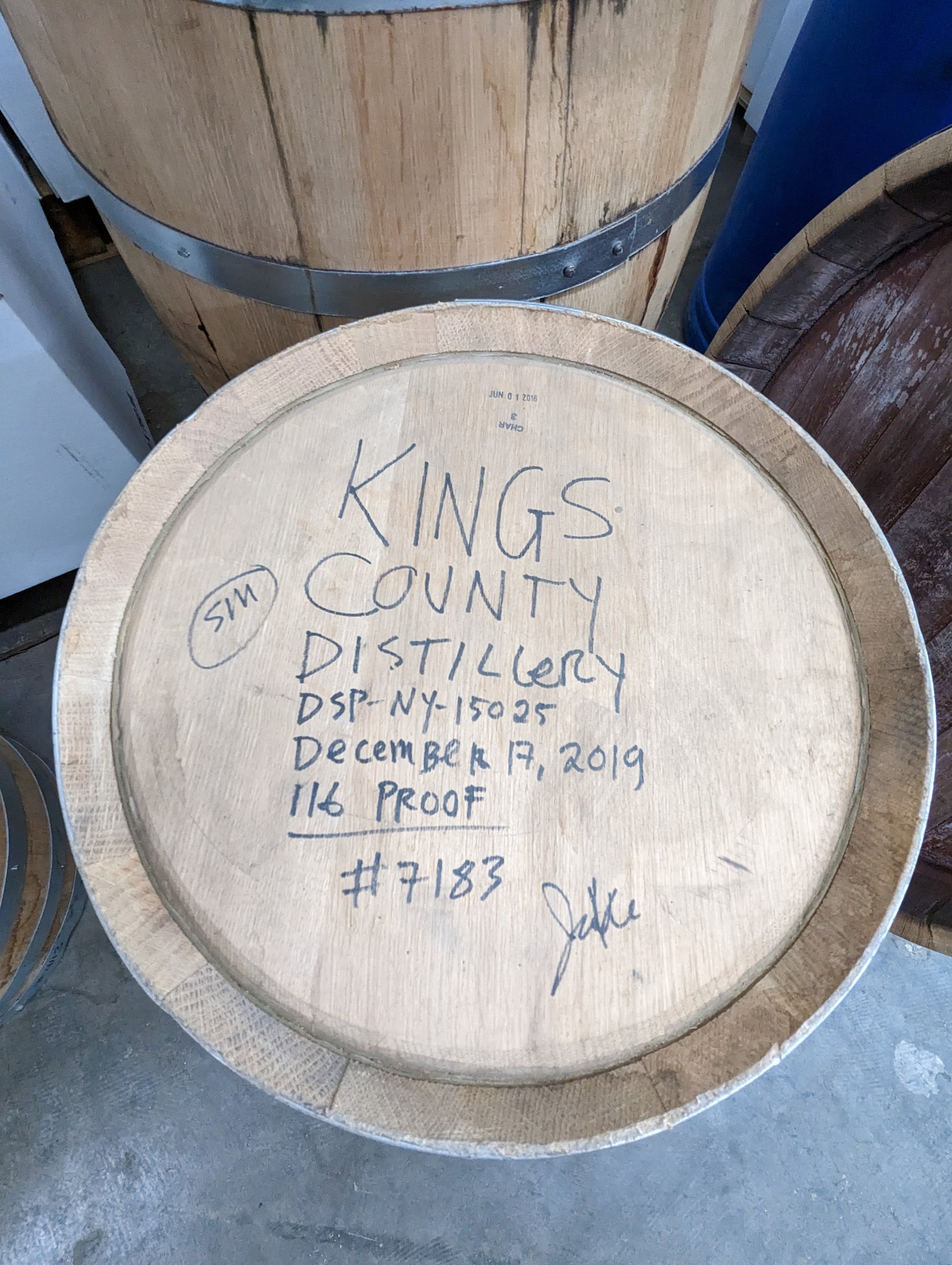 10 Gallon Whiskey Barrel Head